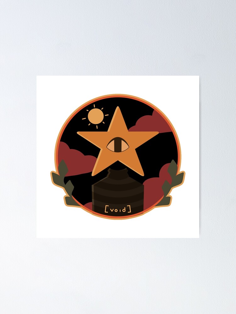 "[void] sticker" Poster by Sprimki | Redbubble