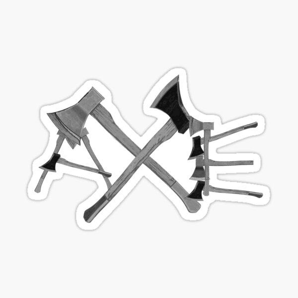 "AXE" Sticker by Daizyner | Redbubble