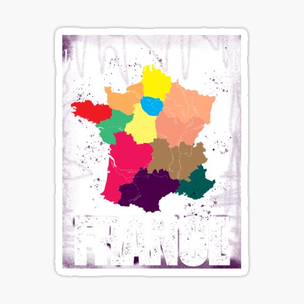 "Map - Western Europe" Sticker for Sale by SueSakpal | Redbubble