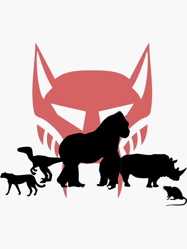 "Beast Wars: Team Maximal" Sticker by Double-Ghost | Redbubble