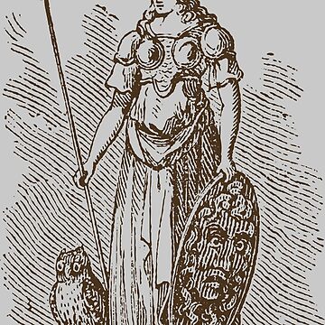 "Minerva" Sticker for Sale by EsotericExposal | Redbubble