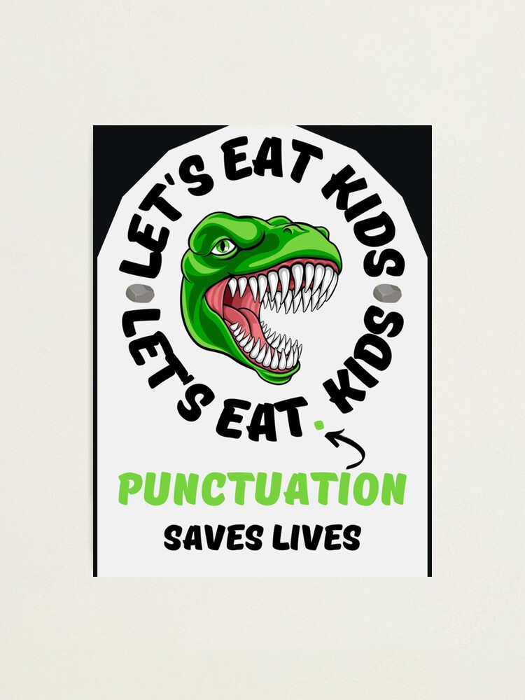 Lámina fotográfica «Vamos a comer niños, vamos a comer. Pegatina Niños ...