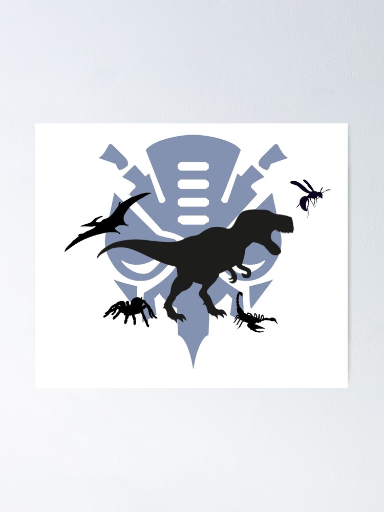 "Beast Wars: Team Predacon" Poster for Sale by Double-Ghost | Redbubble