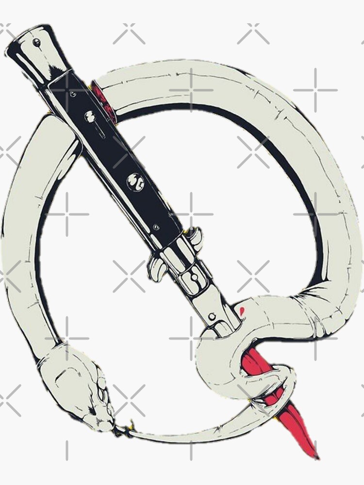 "Original Qotsa snake" Sticker for Sale by KrmStore | Redbubble