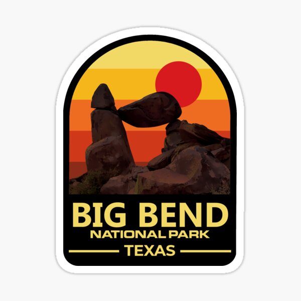 "big bend national park texas " Sticker for Sale by Color-co | Redbubble