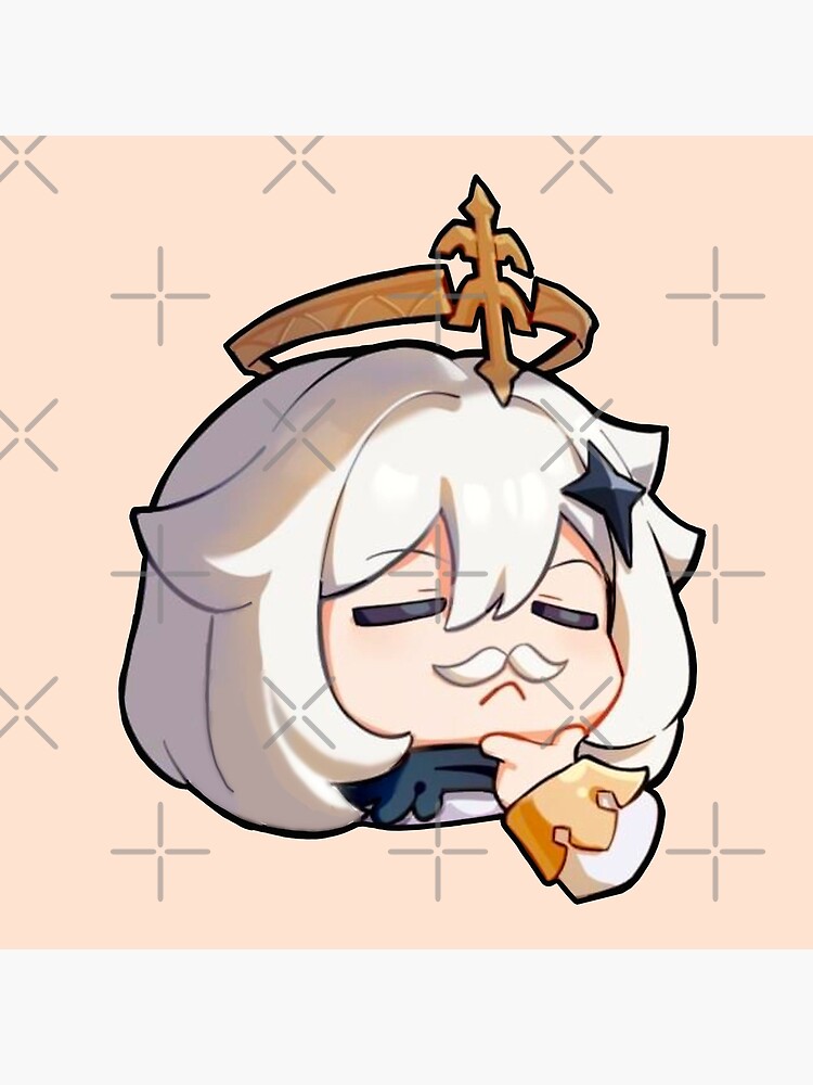 Genshin Impact Mustache Paimon Premium Matte Vertical Poster sold by ...