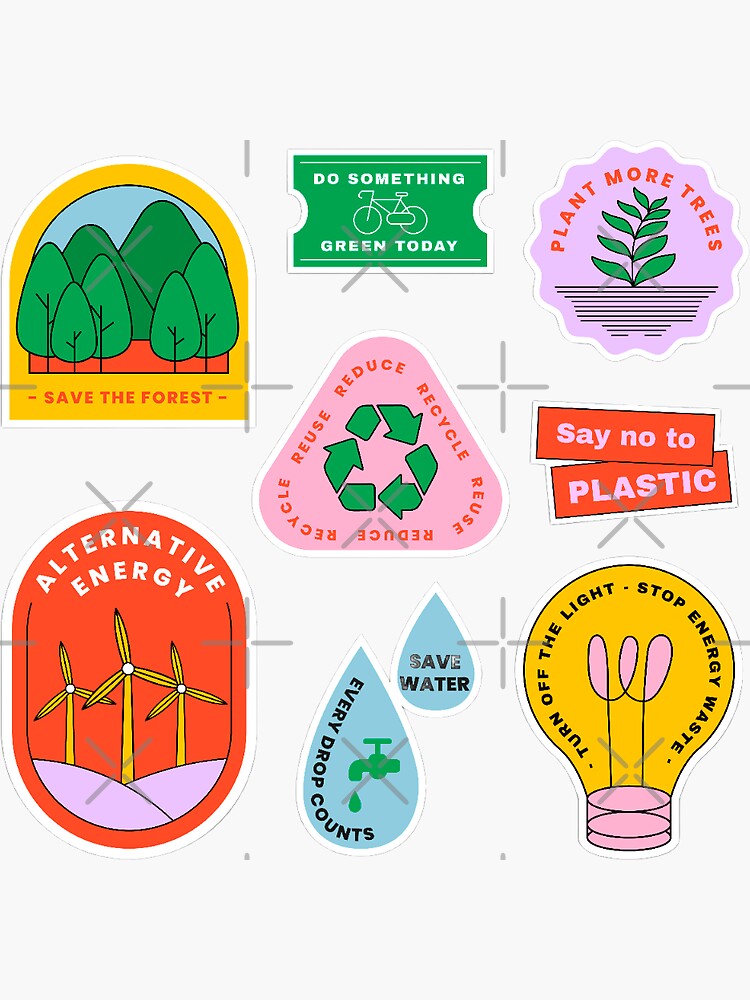 "Environmental Awareness Stickers - Laptop" Sticker for Sale by ...