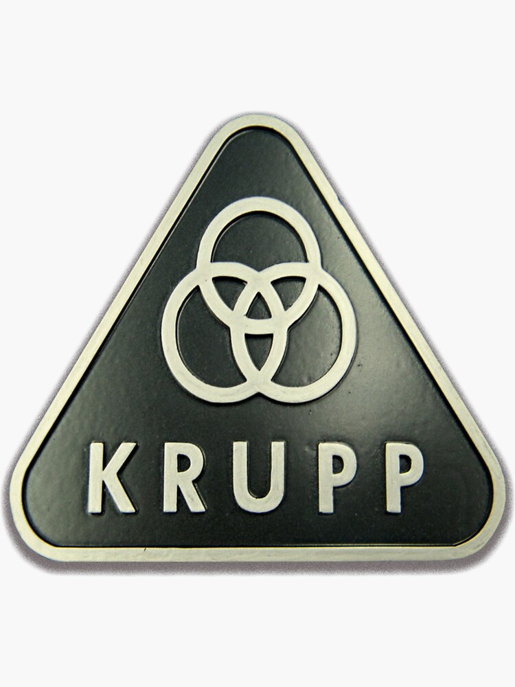 "Krupp manufacturer logo badge" Sticker by xelix2000 | Redbubble