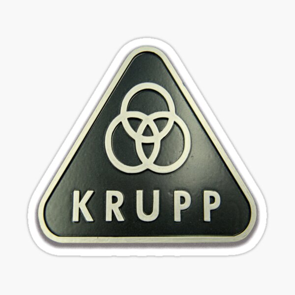 "Krupp manufacturer logo badge" Sticker by xelix2000 | Redbubble