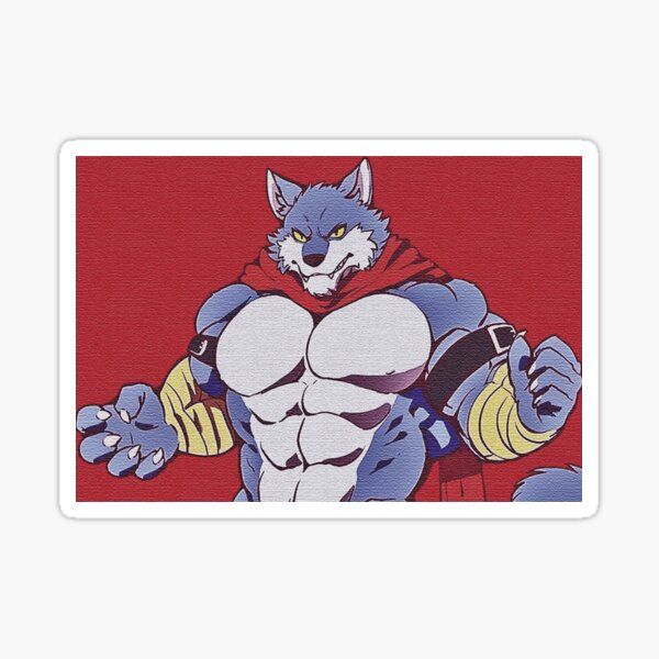 "Pelziger Bara-Wolf" Sticker von Theereko | Redbubble
