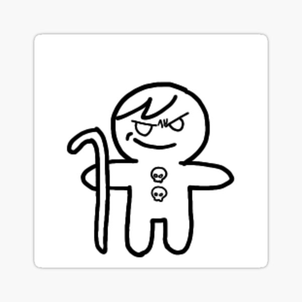 "Ginger brave" Sticker for Sale by Lemon-drops-art | Redbubble