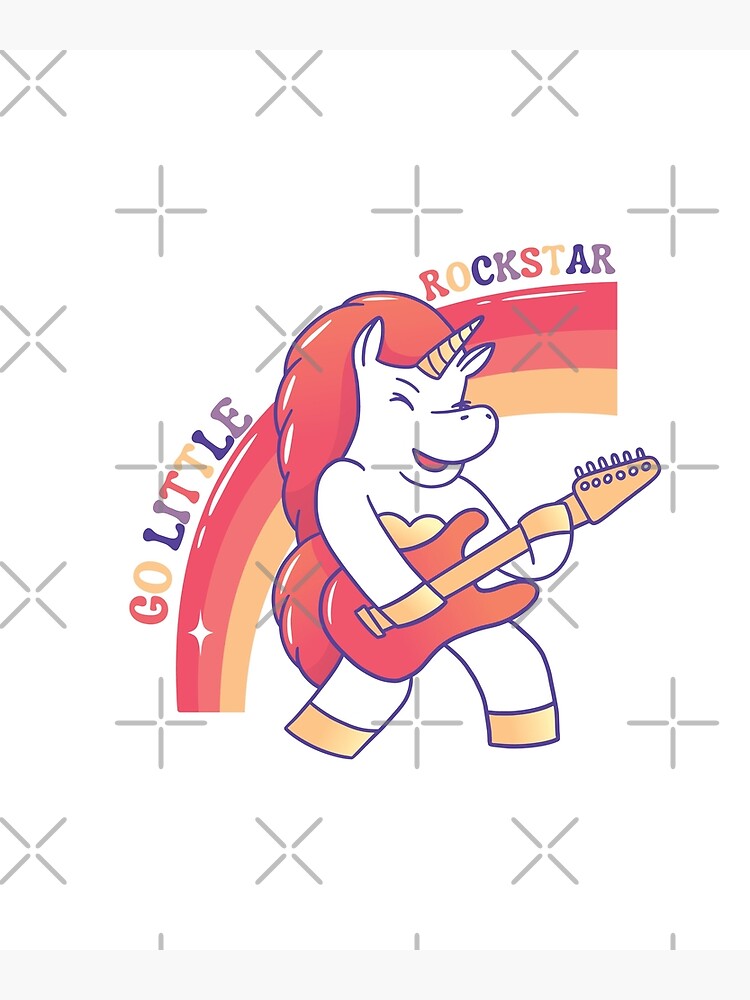"Go Little Rockstar" Poster for Sale by Davestre | Redbubble
