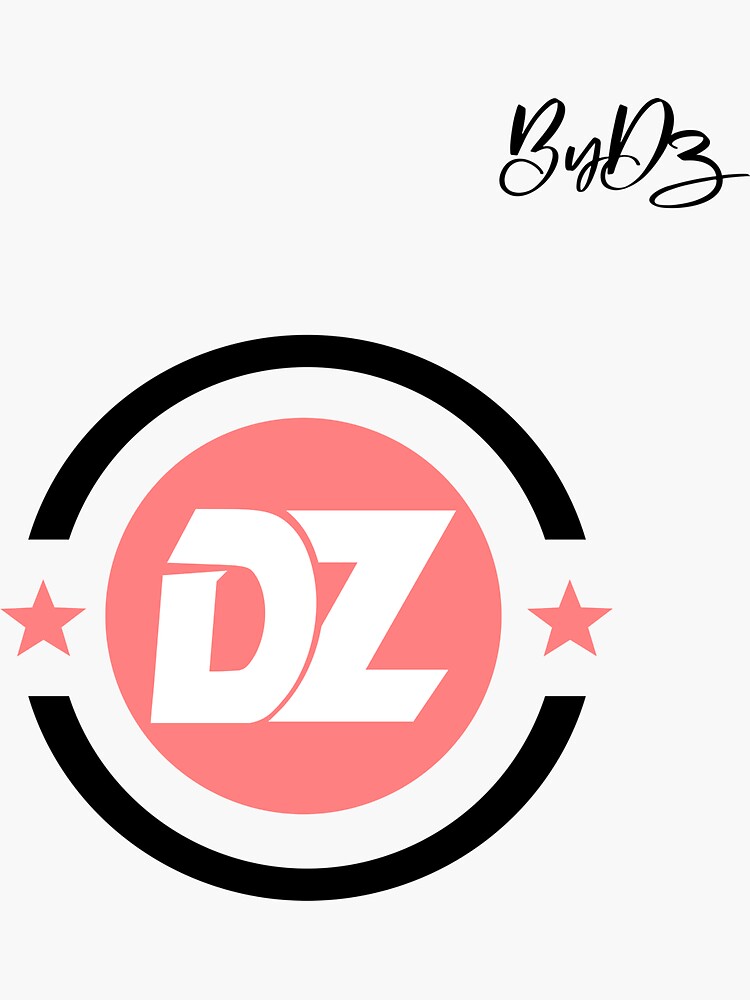 " the new dz logo color flag 11 - the fennec" Sticker by raninou ...