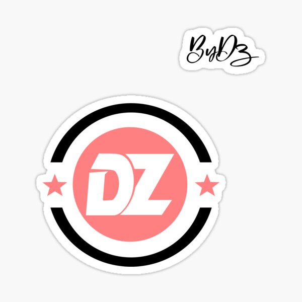 " the new dz logo color flag 11 - the fennec" Sticker by raninou ...