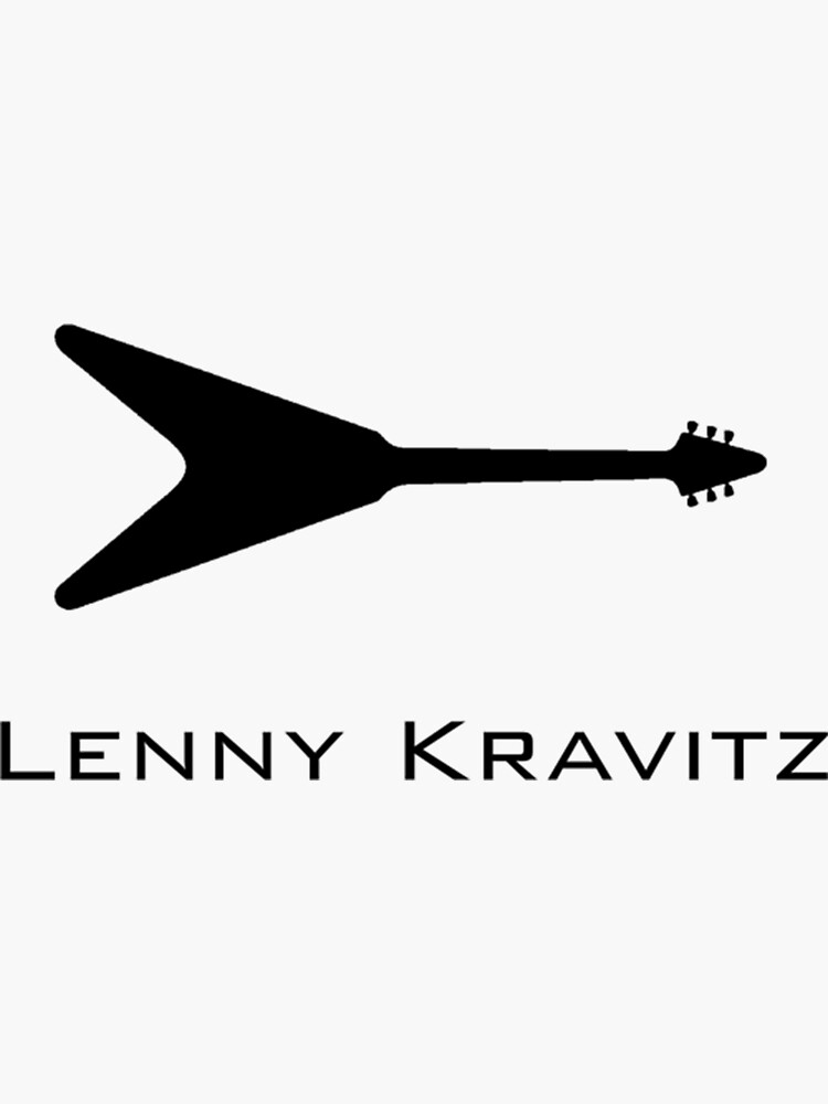 "Retro Vintage Electric Guitar 80s Flying V Guitar Legend L K" Sticker ...