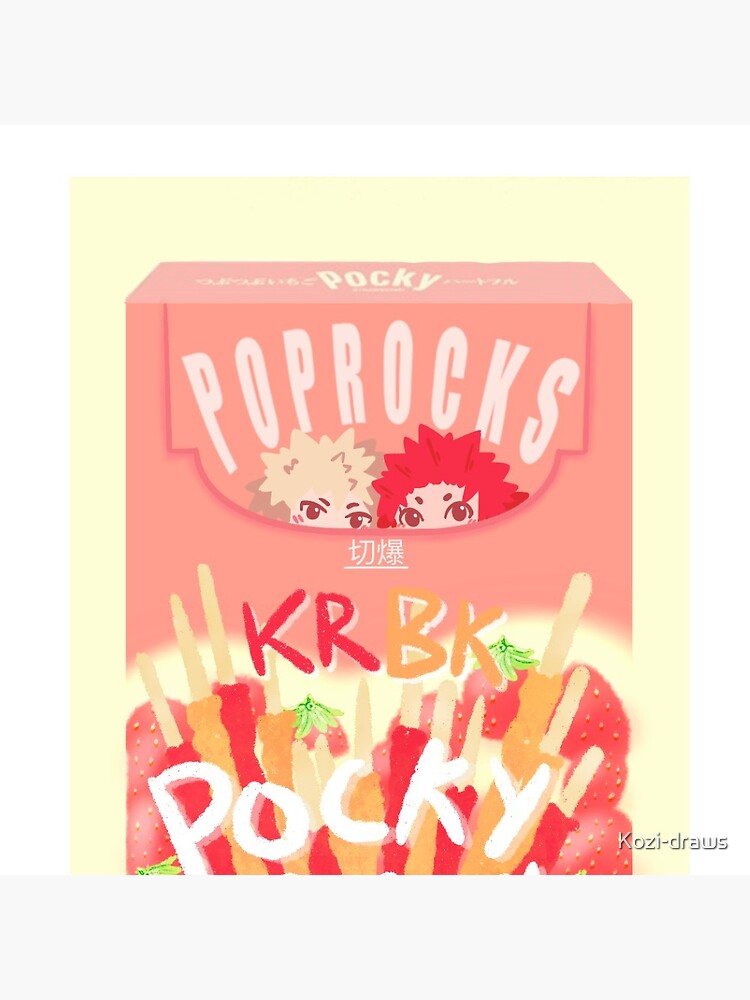 "Poprocks Pocky" Pin for Sale by Kozi-draws | Redbubble