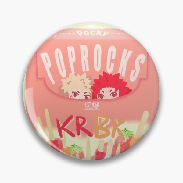 "Poprocks Pocky" Pin for Sale by Kozi-draws | Redbubble