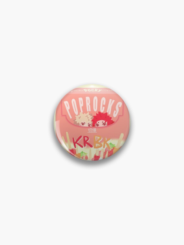 "Poprocks Pocky" Pin for Sale by Kozi-draws | Redbubble