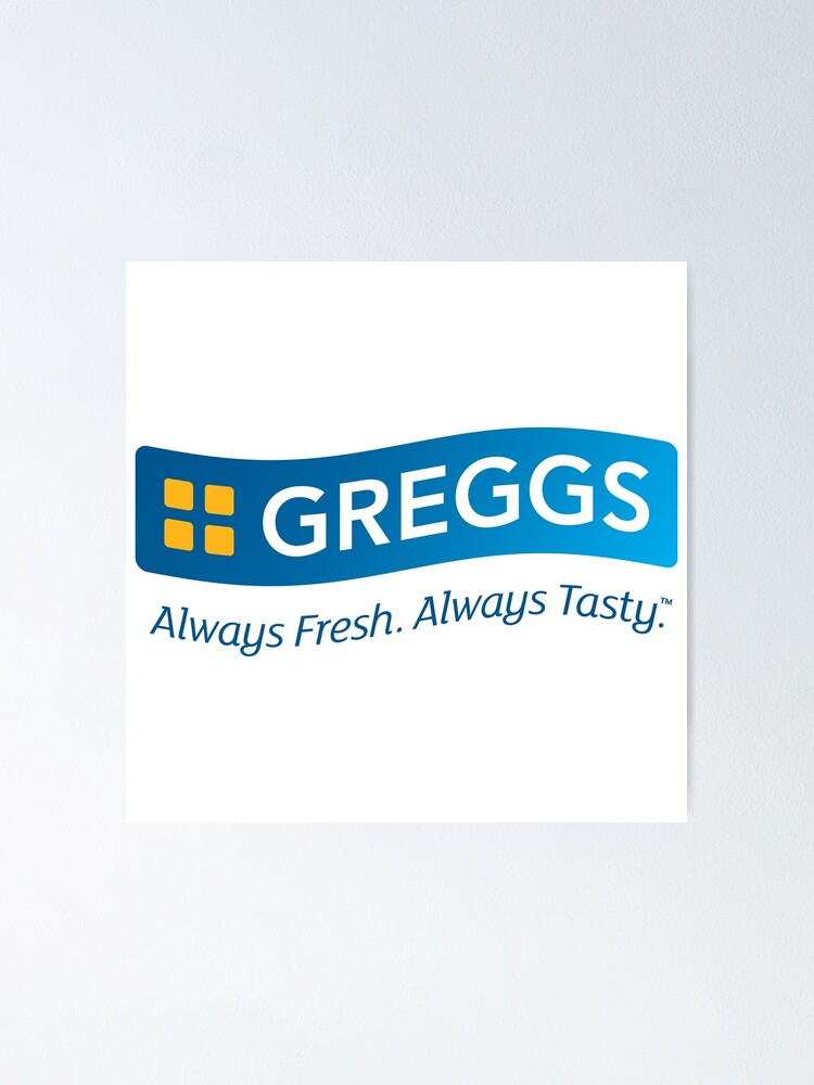 "Greggs Food Logo" Poster for Sale by Oktavia29 | Redbubble