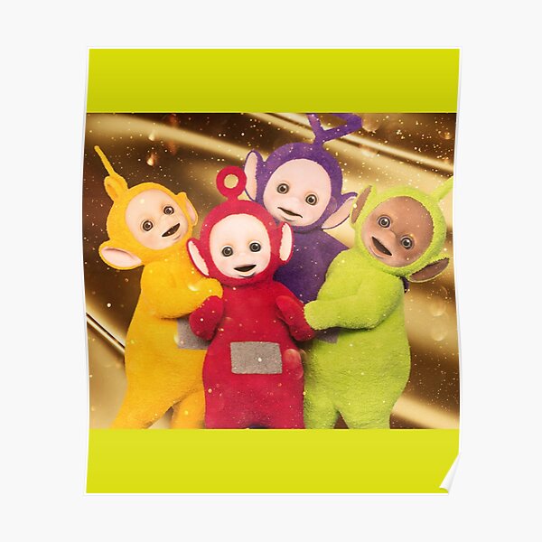 "Teletubbies - happy Teletubbies " Poster by theDREAMERgr | Redbubble