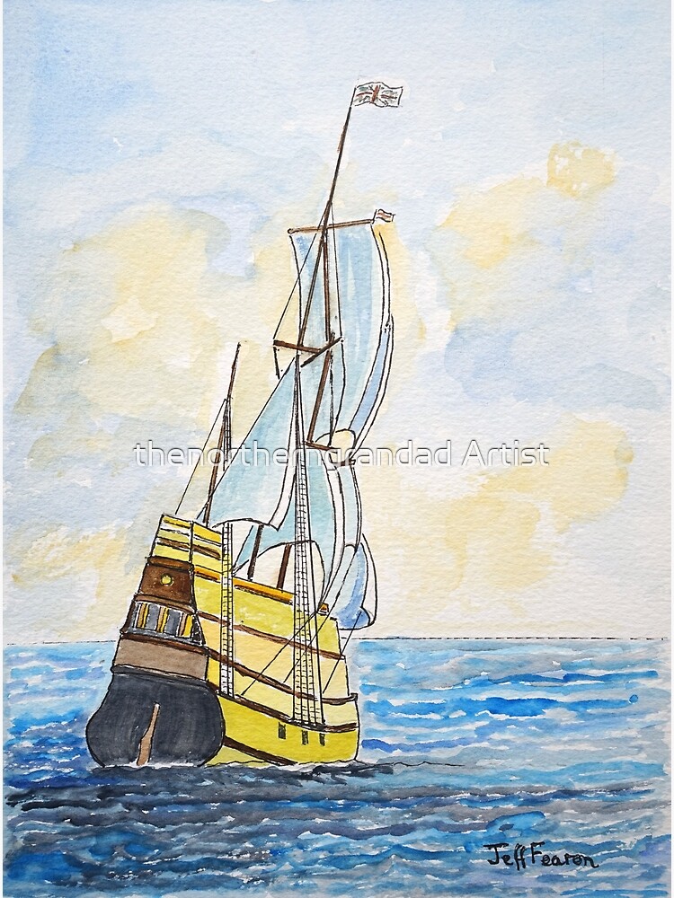 "The Galleon" Poster for Sale by Jeff-Fearon | Redbubble
