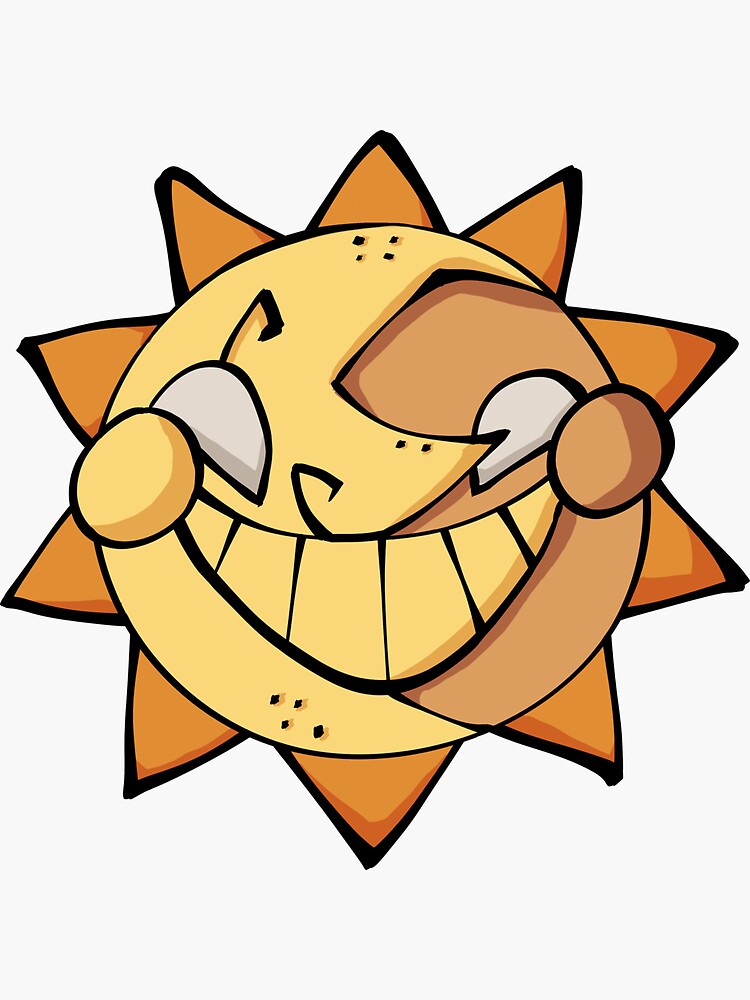 "SunDrop's Face" Sticker for Sale by YobaiArt | Redbubble