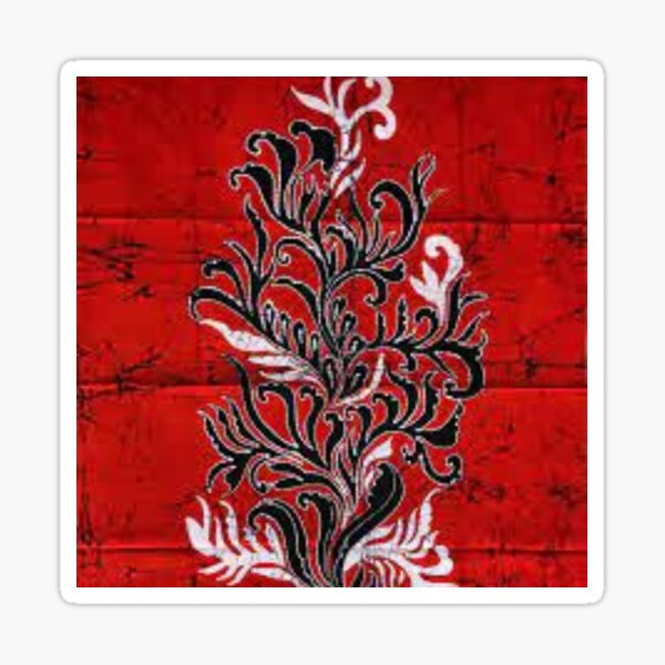 "Srilankan bathik design" Sticker for Sale by shopiDilo | Redbubble