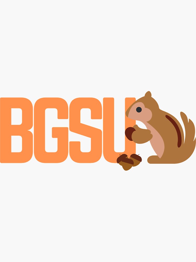 "BGSU Squirrel Design Sticker" Sticker for Sale by ElsaGreifeneder ...
