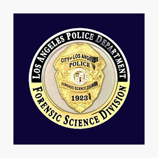 Lámina fotográfica «División de Ciencias Forenses de LAPD» de ...