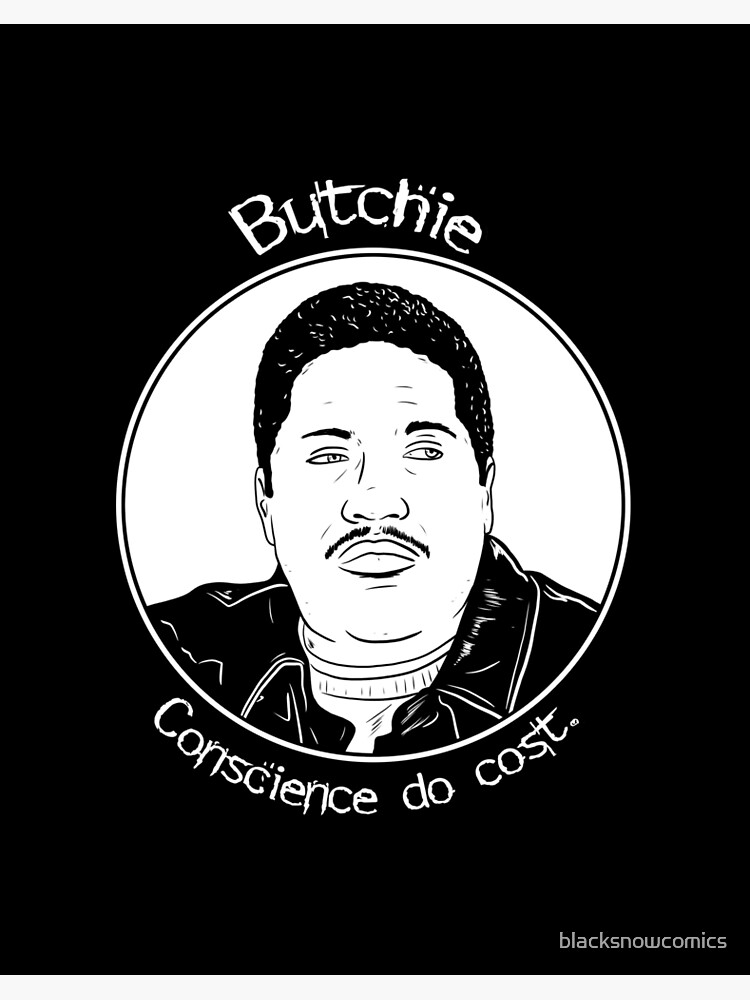 "Butchie - The Wire" Art Board Print for Sale by blacksnowcomics ...