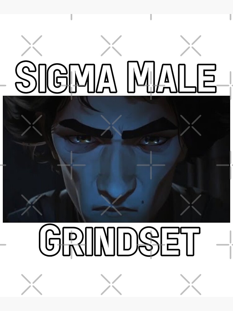 "Viktor Arcane Sigma Male Grindset x7" Poster by ShamanIwo | Redbubble
