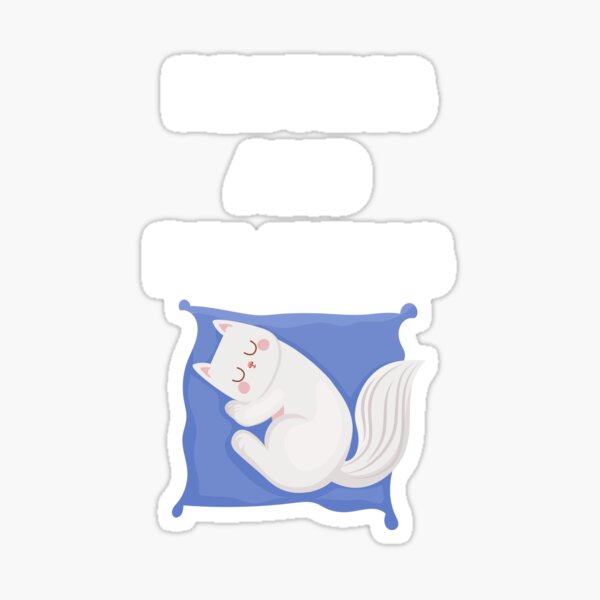 "resting and relaxing cat " Sticker by ghadirjo | Redbubble
