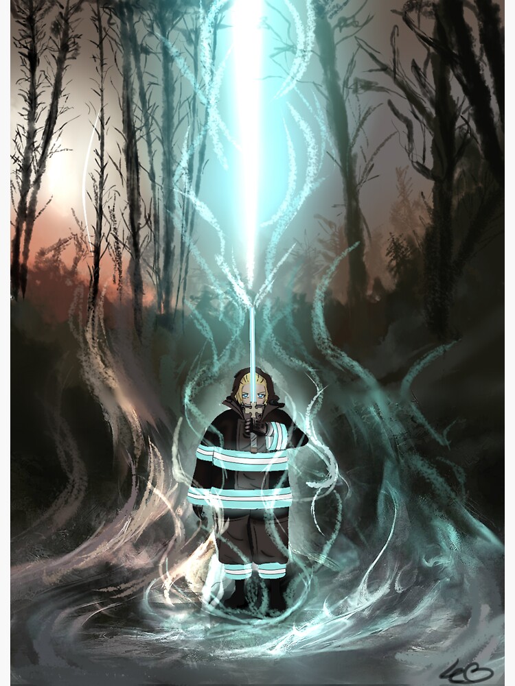 "Fire Force" Sticker for Sale by Aikinline | Redbubble