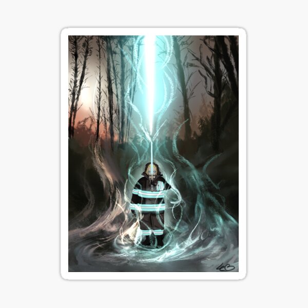 "Fire Force" Sticker for Sale by Aikinline | Redbubble
