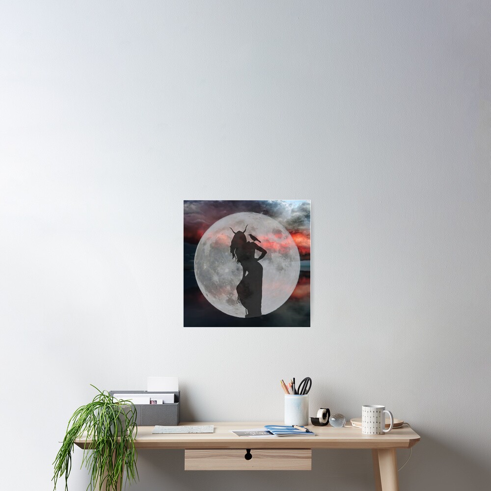 "Succubus Moon Shadow" Poster by Hecate-Emporium | Redbubble