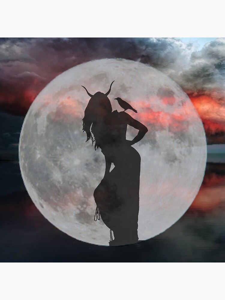 "Succubus Moon Shadow" Sticker for Sale by Hecate-Emporium | Redbubble