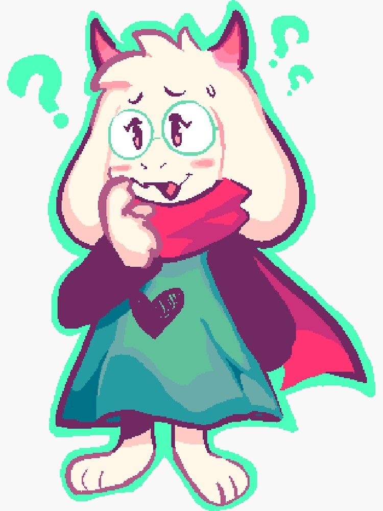 "silly ralsei" Sticker for Sale by faziglota | Redbubble