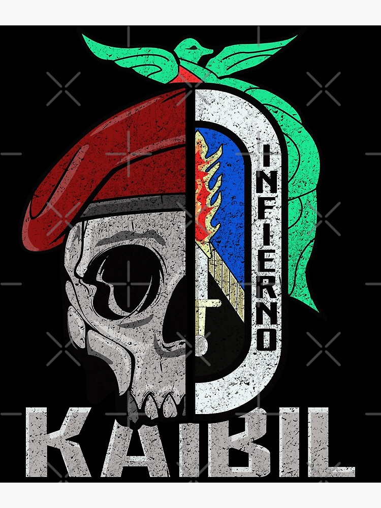 Póster for Sale con la obra «Kaibiles Kaibil Fuerzas Especiales del ...