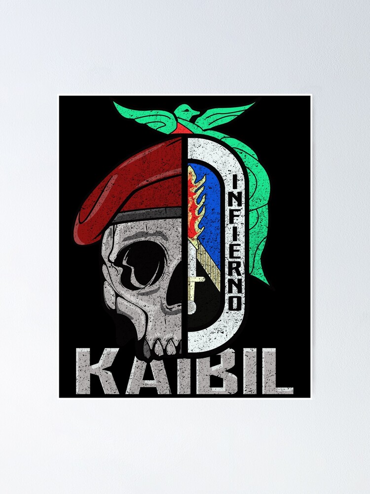 Póster for Sale con la obra «Kaibiles Kaibil Fuerzas Especiales del ...