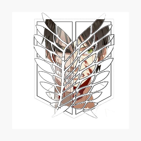 "EREN YEAGER/ATTACK ON TITAN/EREN LOGO/ATTACK ON TITAN LOGO ...