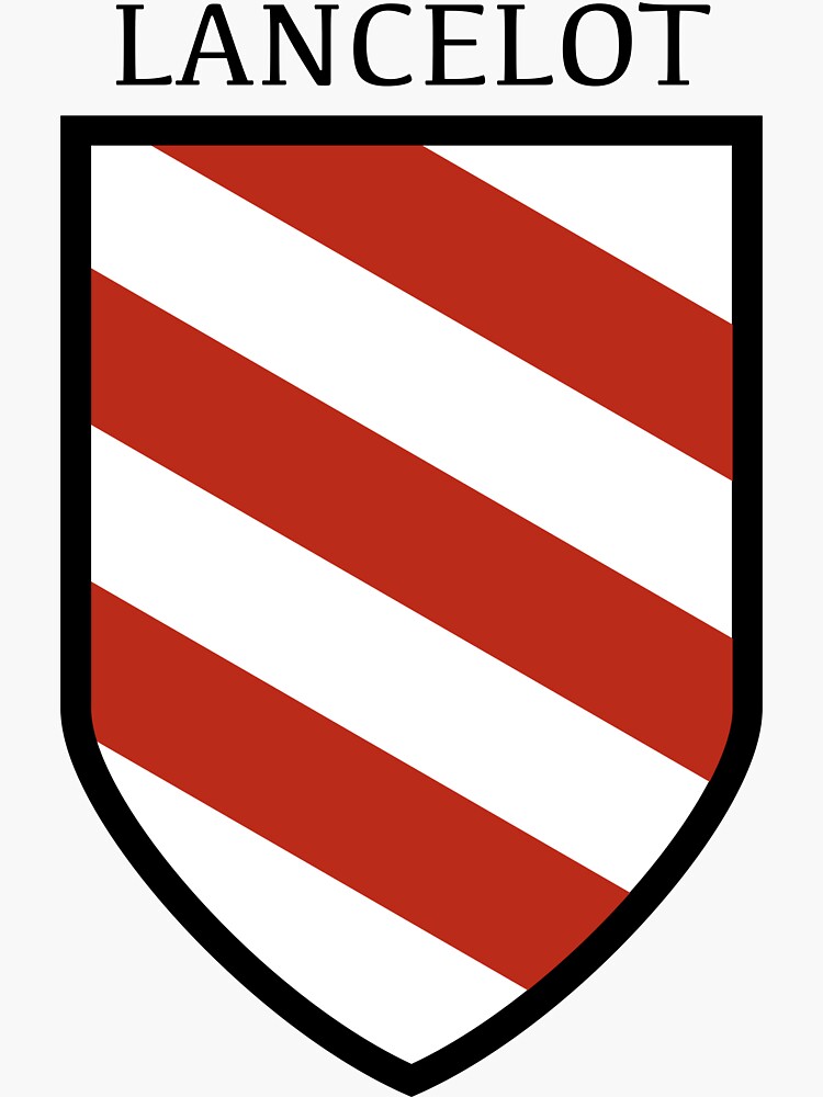 "Lancelot's Coat of Arms " Sticker by MrAssister | Redbubble