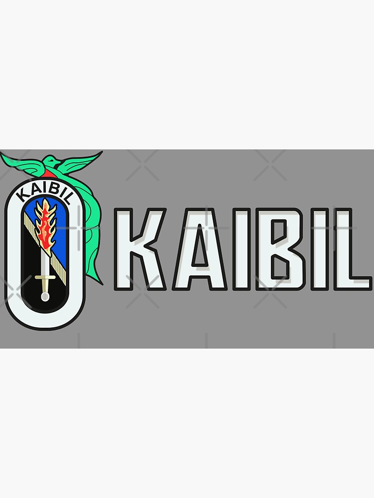 "Kaibiles Kaibil Guatemalan Army Special Forces #1314" Sticker for Sale ...