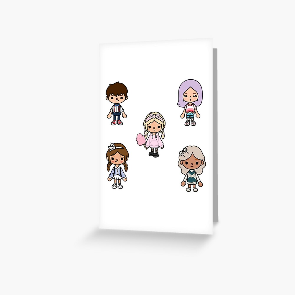 "Toca Boca Sticker Pack" Greeting Card by nokenoma | Redbubble