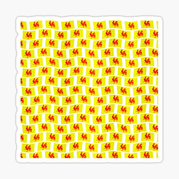 "Walloon flag wallpaper" Sticker for Sale by stuwdamdorp | Redbubble