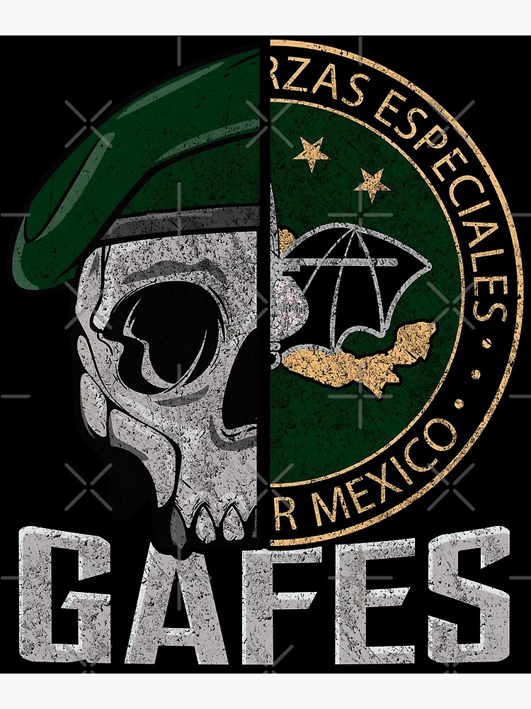 "GAFES GAFE COIFE Mexican Army Special Forces #1318" Poster for Sale by ...