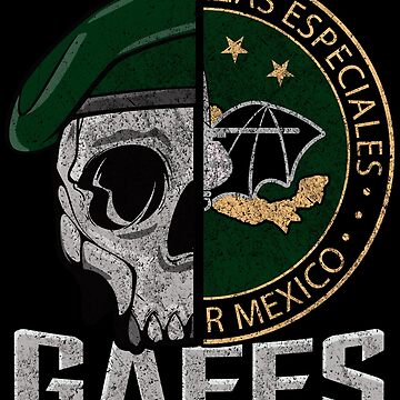 "GAFES GAFE COIFE Mexican Army Special Forces #1318" Art Board Print ...