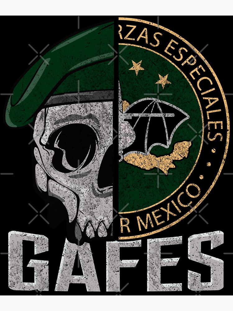 "GAFES GAFE COIFE Mexican Army Special Forces #1318" Sticker for Sale ...