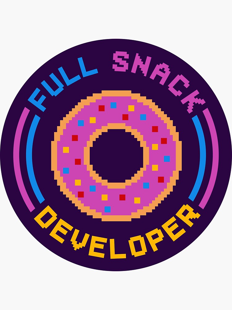 "Full Snack Developer - Software Engineering" Sticker for Sale by ...