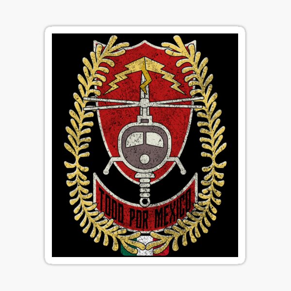 "GAFES COIFE Todo por Mexico Mexican Army Special Forces #1320" Sticker ...