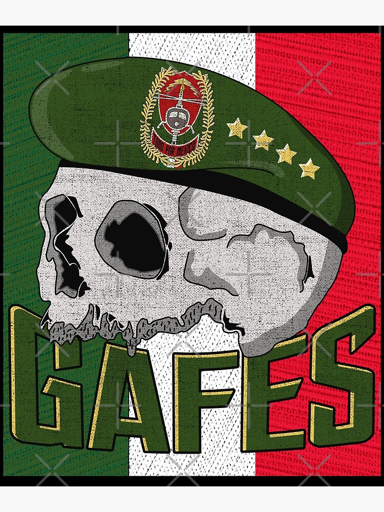 Póster «GAFES COIFE Todo por México Fuerzas Especiales del Ejército ...